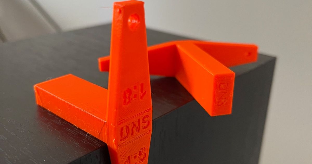 Dovetail marking jig by Damos | Download free STL model | Printables.com