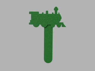 Train bookmark by HB | Download free STL model | Printables.com
