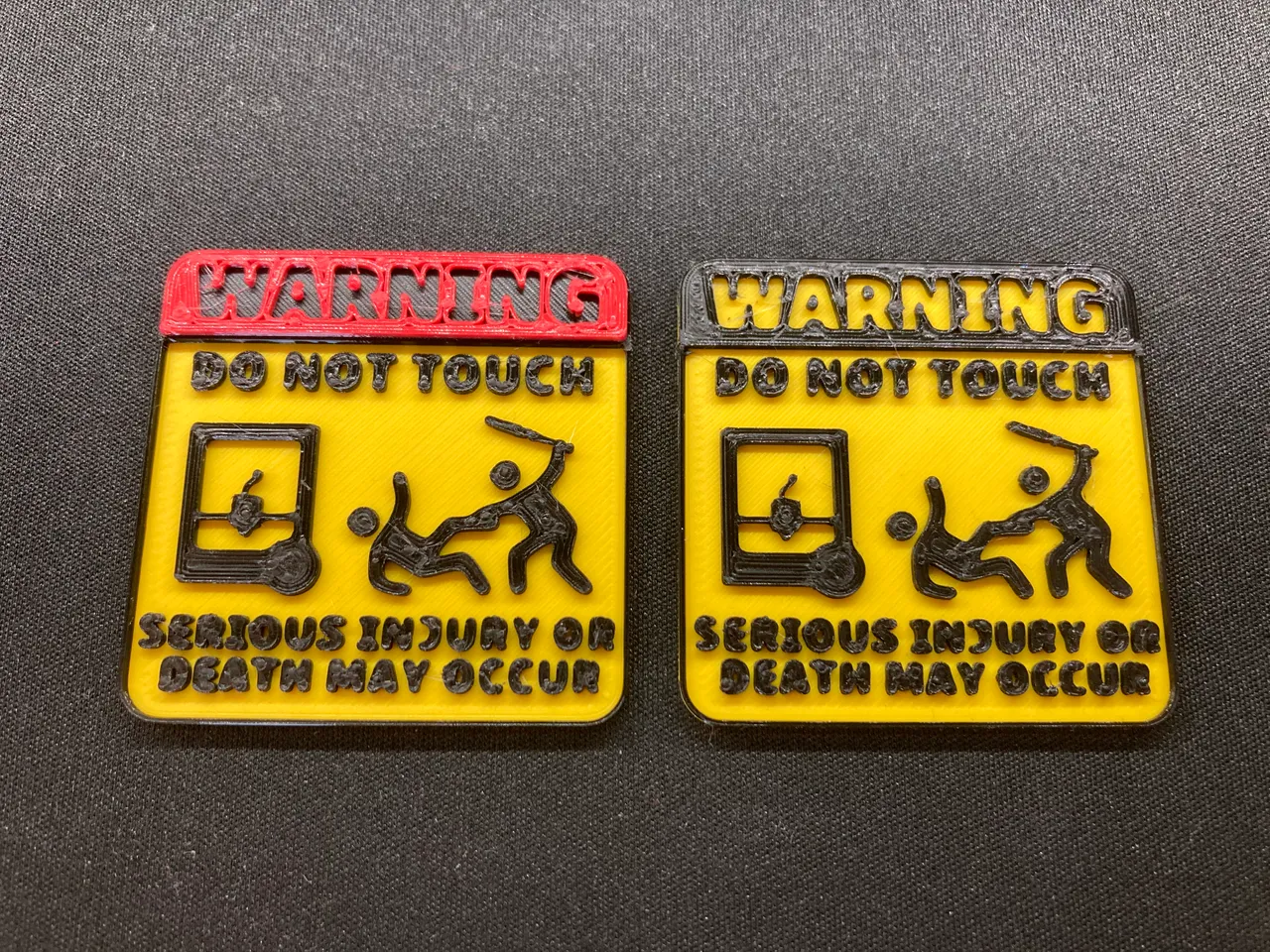 Small 3D Printer Warning Sign by Malte | Download free STL model ...