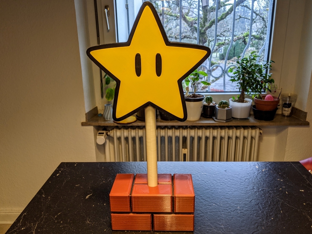 Super Mario Shining Star by blecheimer | Download free STL model ...