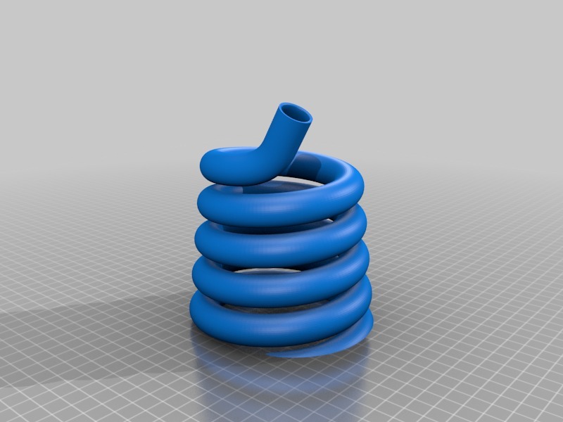 Pen or Tool Stand / Spring Design by blecheimer | Download free STL ...