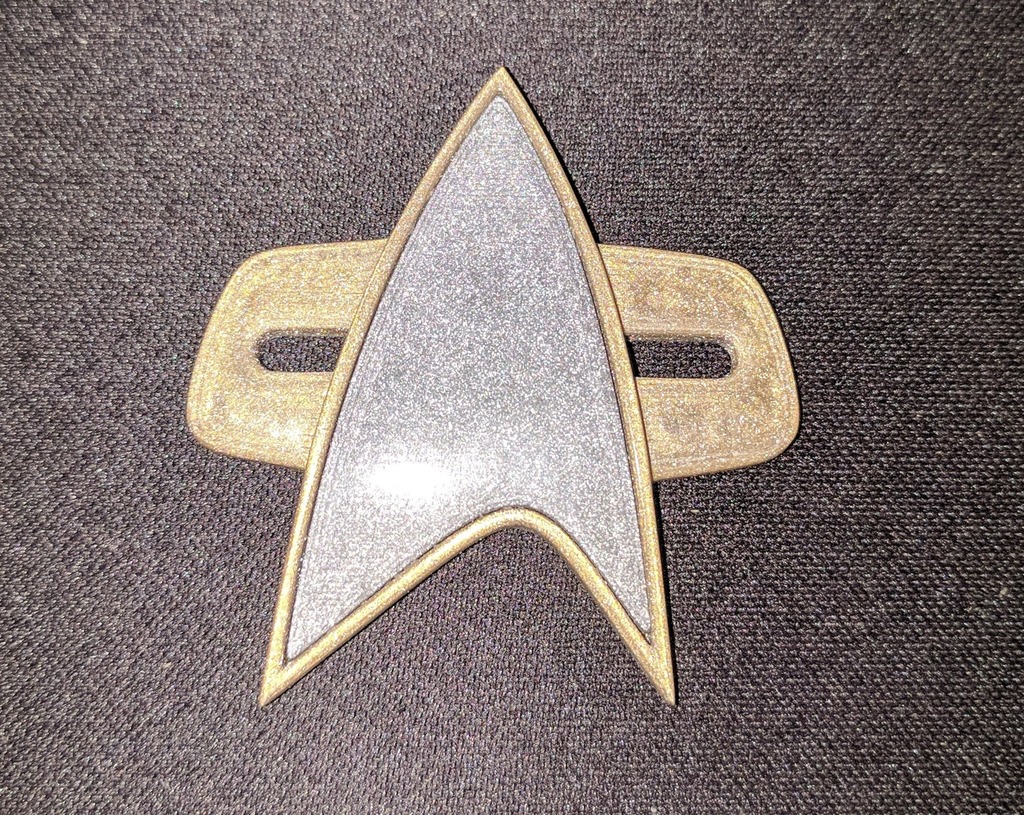 Star Trek VOY / DS9 Badge (2 piece design) by blecheimer | Download ...