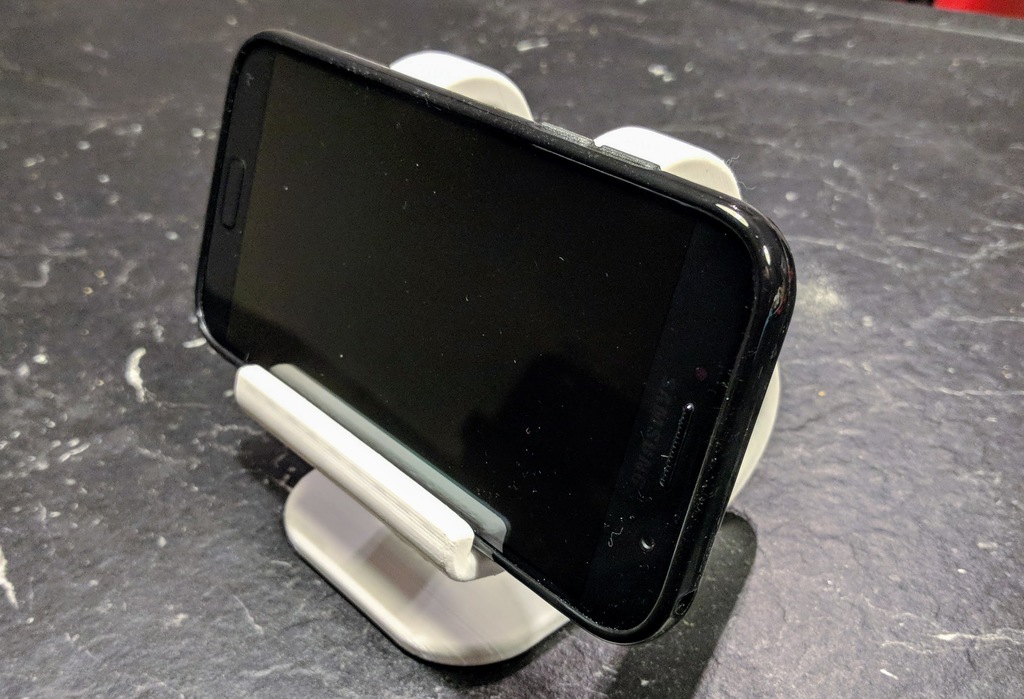 Universal Phone Stand (even for large phones) by blecheimer | Download ...