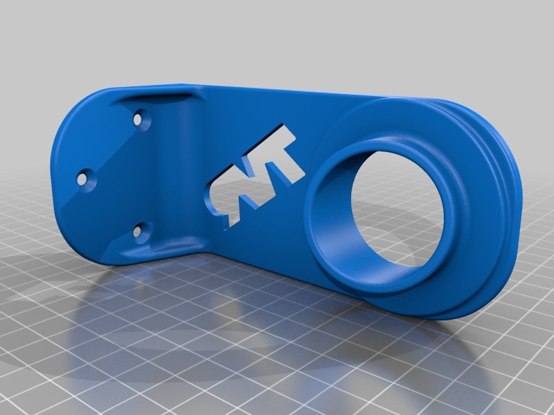 Paper Towel Holder with TVR-Logo by blecheimer | Download free STL ...