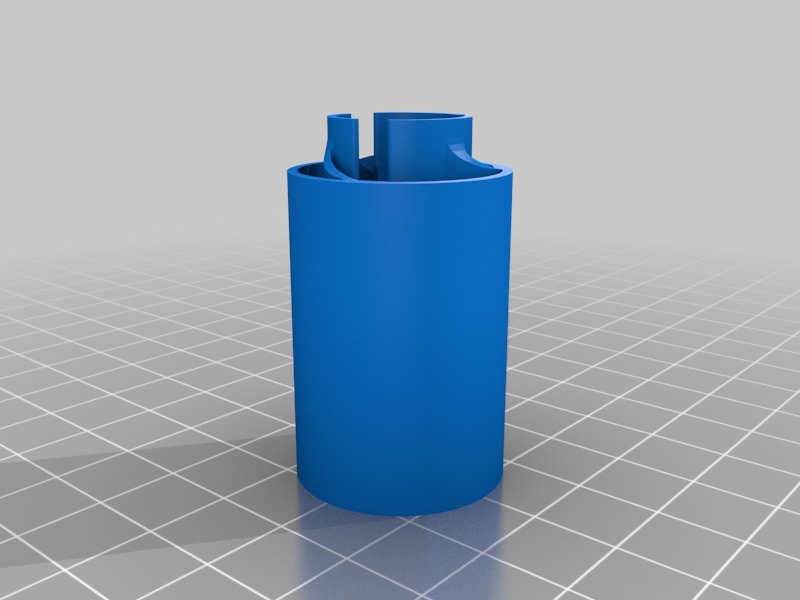 AA to C Battery Adapter by blecheimer | Download free STL model ...