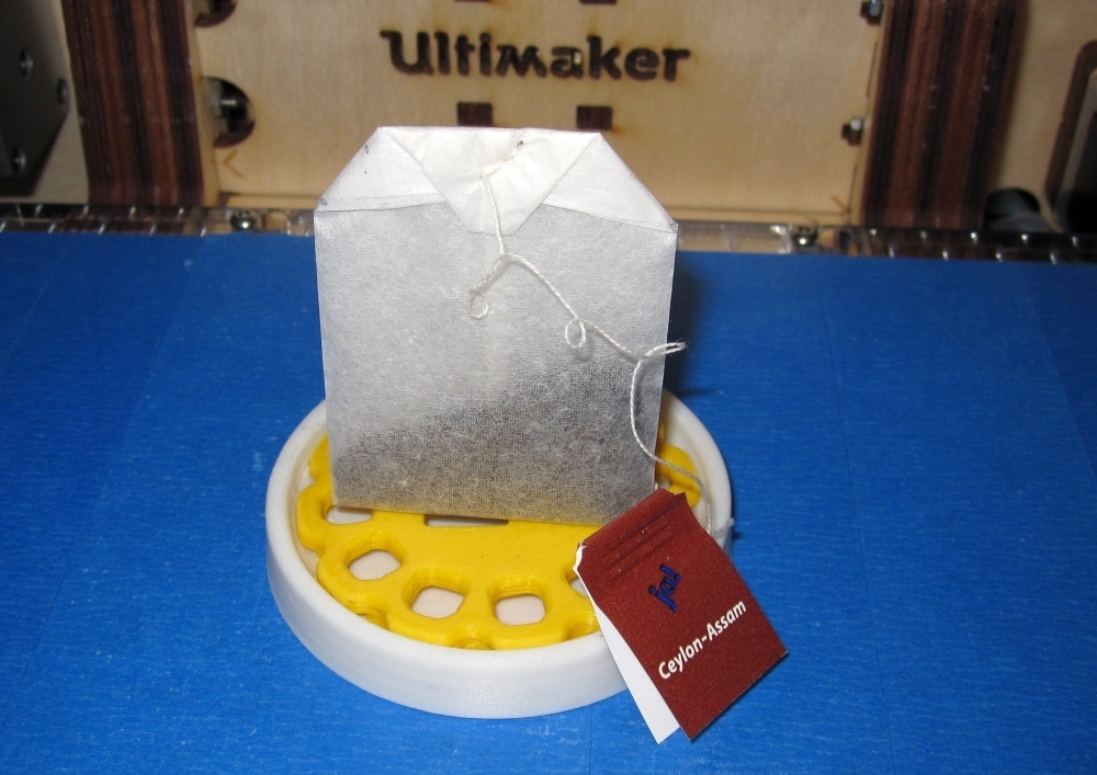 Tea Bag / Tea Infuser Coaster by blecheimer | Download free STL model ...