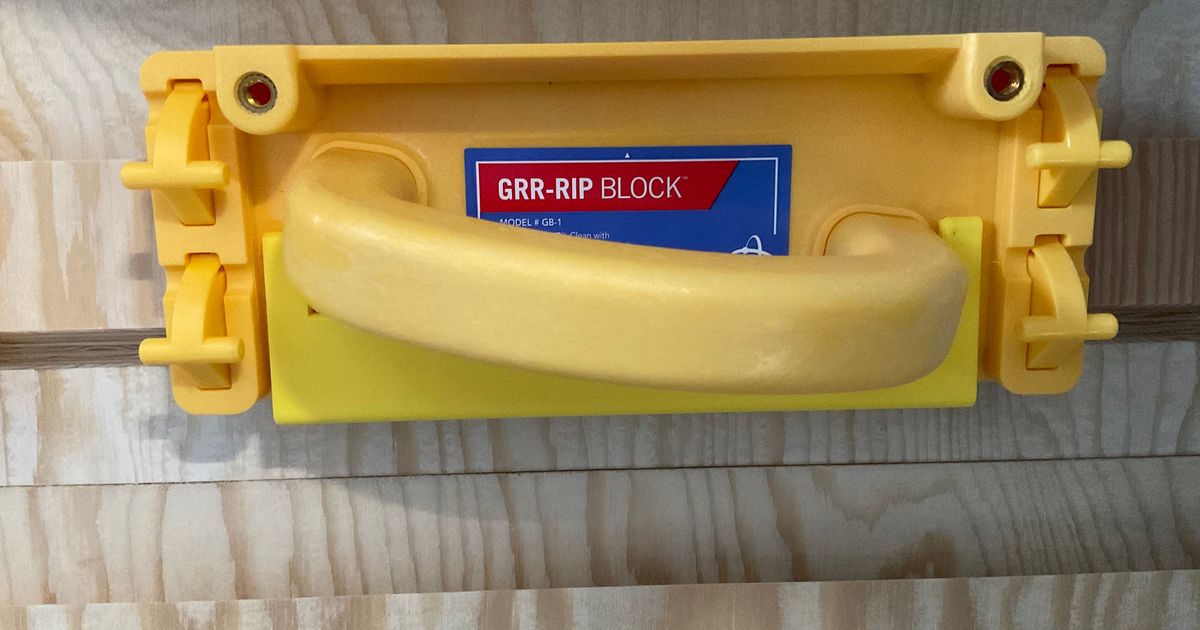 GRR-RIP Block tool holder by Klaus Pedersen | Download free STL model ...