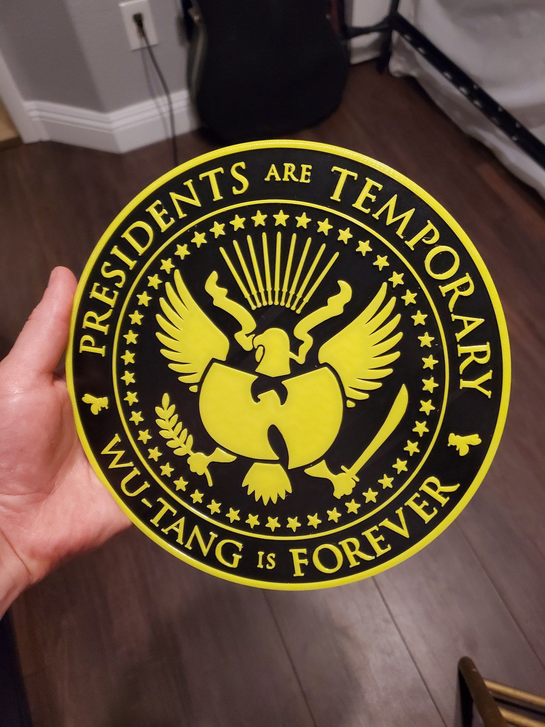 Wu-Tang Plaque by Heli3D | Download free STL model | Printables.com