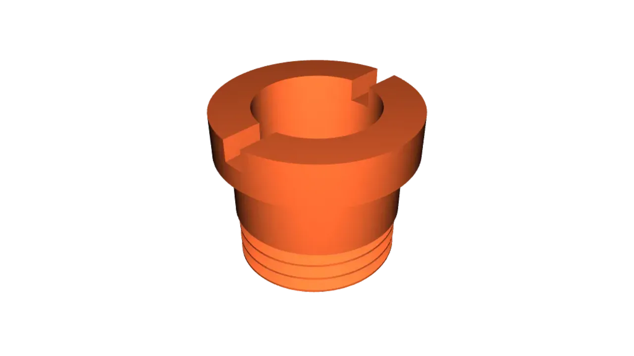 Connector for DIY Rotating Sprinkler by ThomPatterson | Download free ...