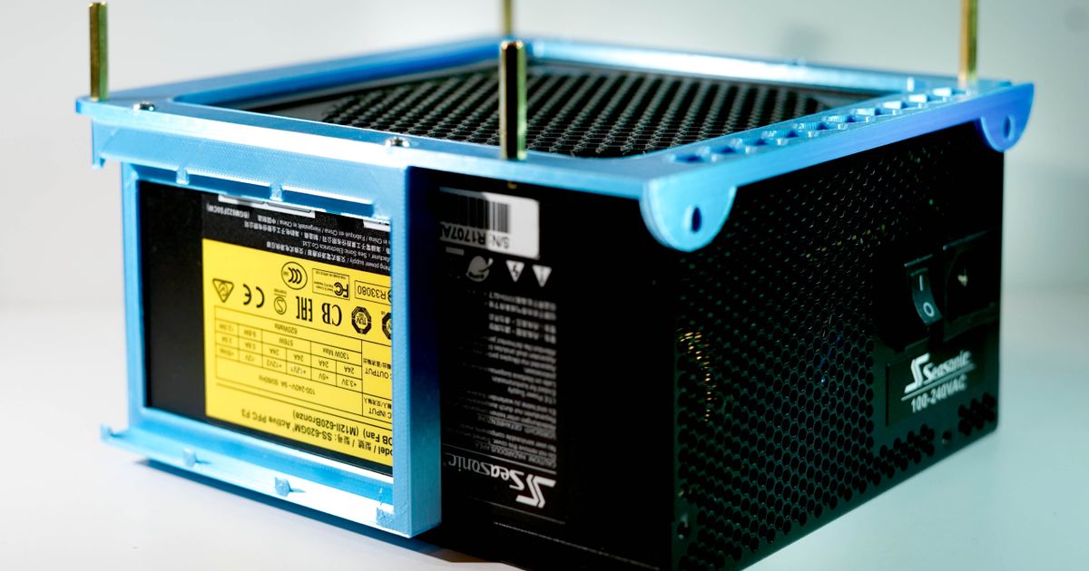 Mini ATX Open Frame (v2.0) with SSD Support by INUX3D | Download free ...