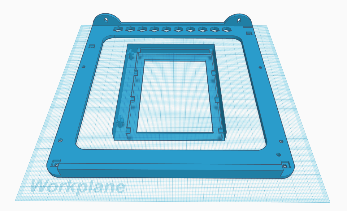 Mini ATX Open Frame (v2.0) with SSD Support by INUX3D | Download free ...