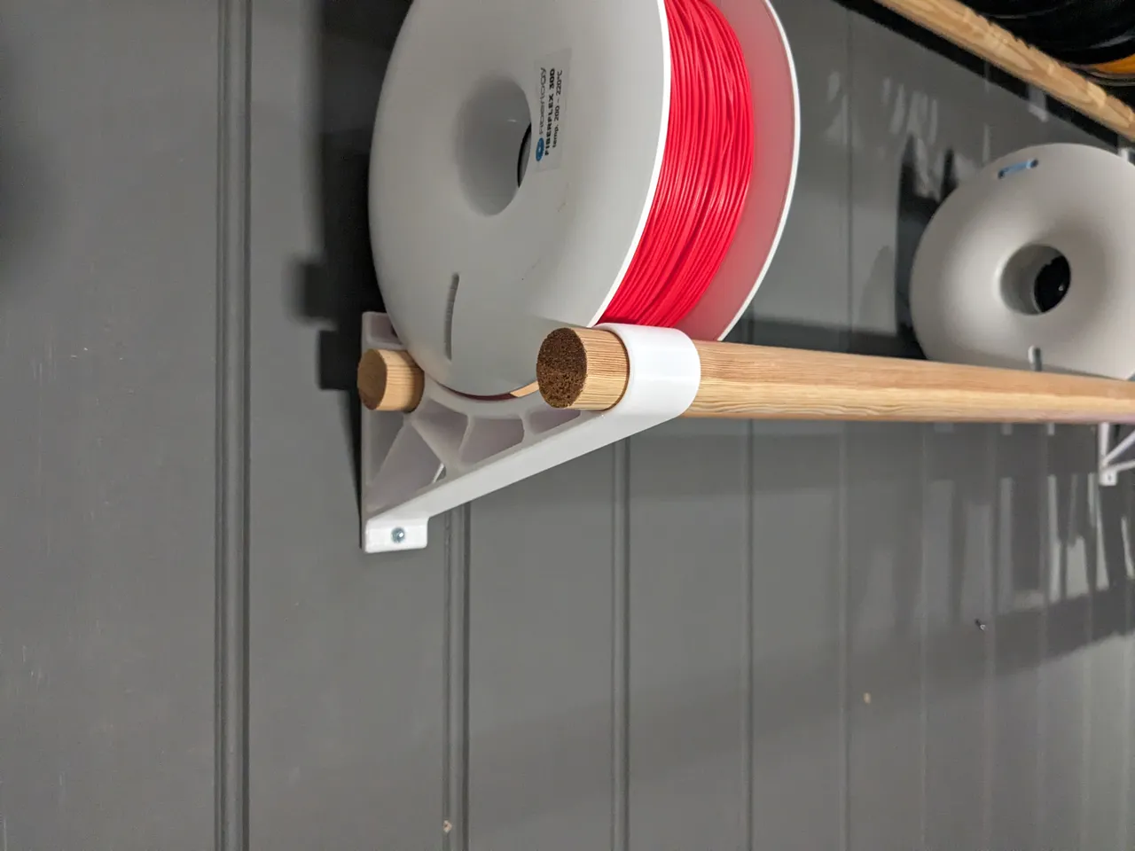 [V2!] Spool Wall Rack by Tech Wave | Download free STL model ...