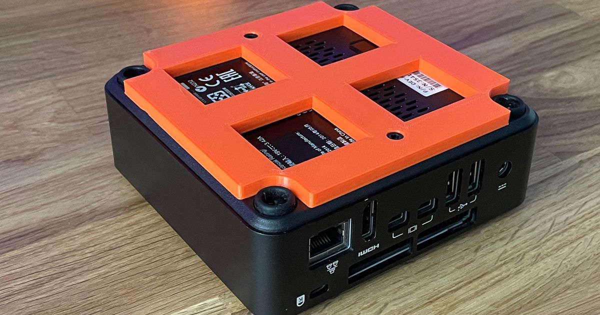Intel NUC Second Generation (DC53427HYE) Basic Mounting Plate by Kyle ...