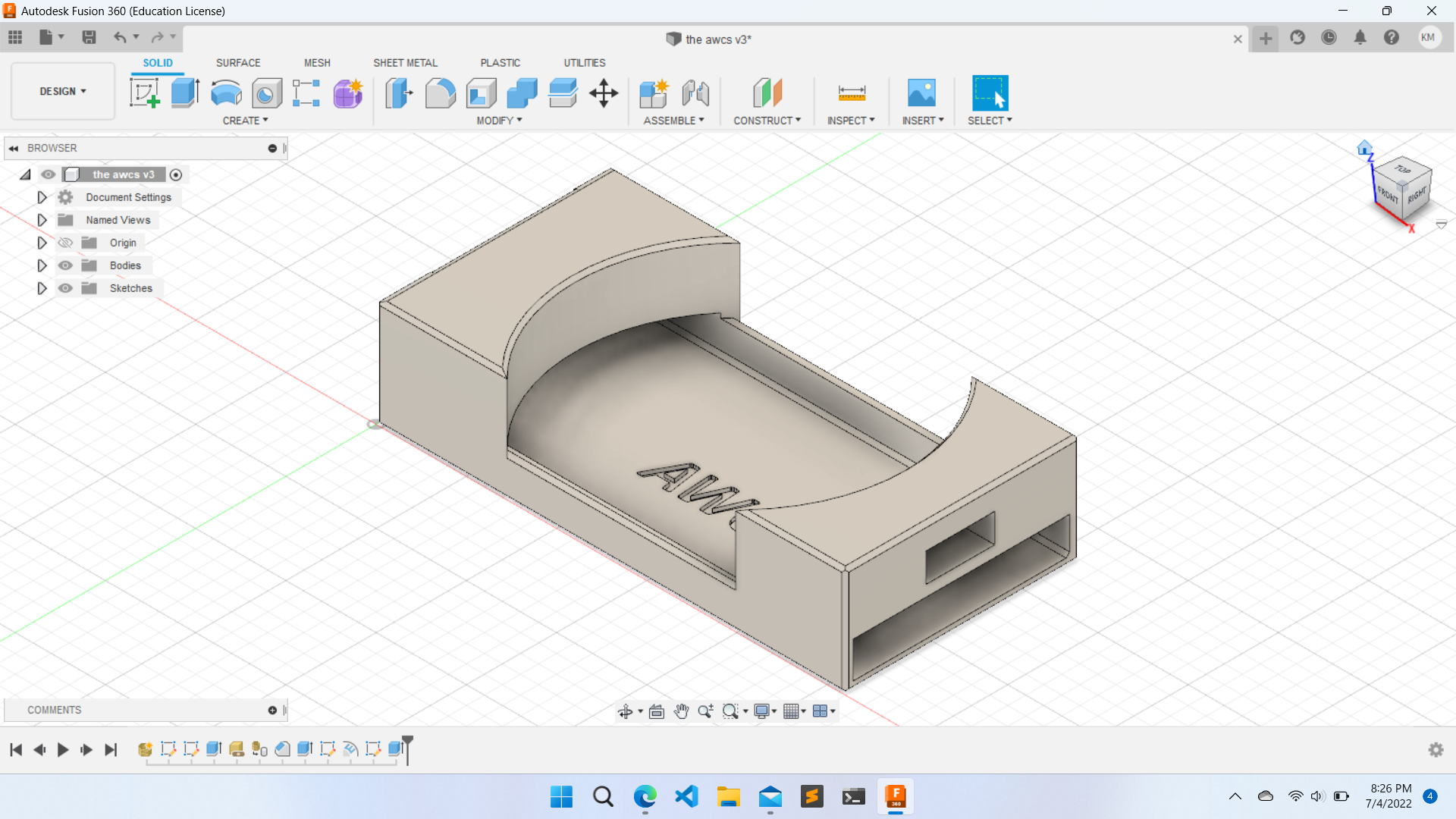 portable wireless charging station by Mehar K | Download free STL model ...