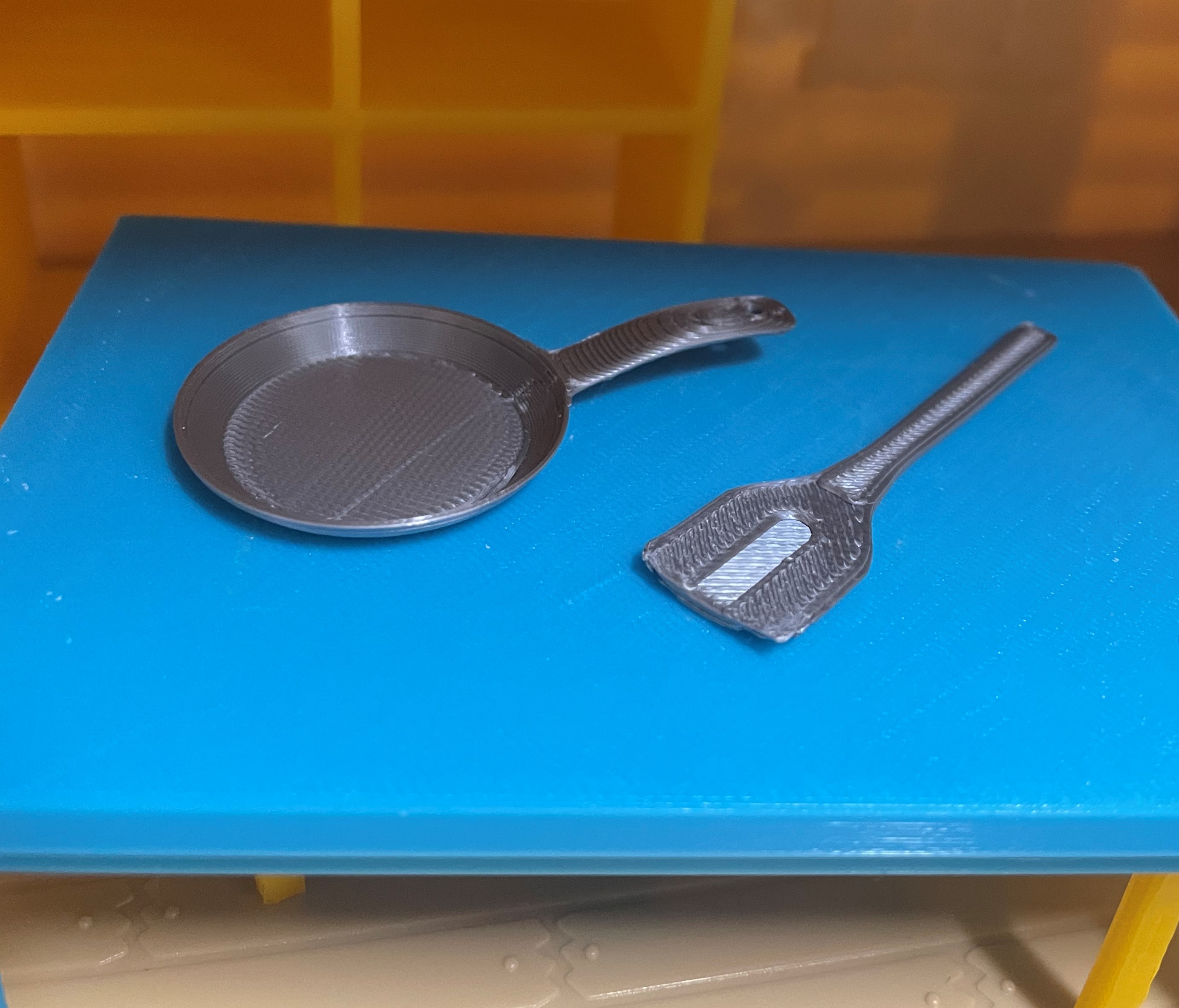 Frying Pan - dollhouse accessory by Got2b3d - Oxana | Download free STL ...