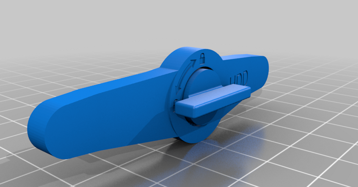 HDD tool-less lock by Elu | Download free STL model | Printables.com