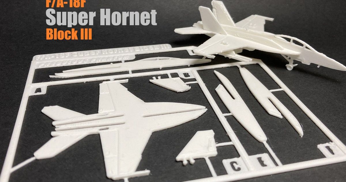 F/A-18F Super Hornet Kit Card by PhabulousPhantom | Download free STL model | Printables.com
