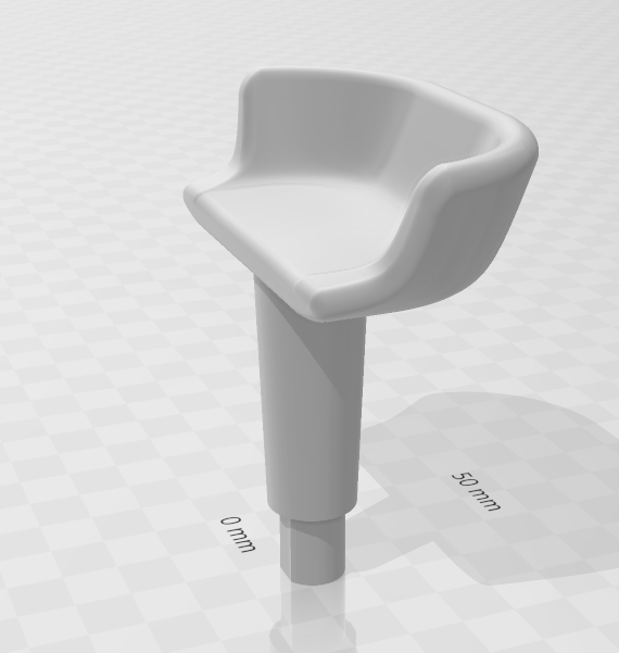Chin cup by Cold Iron Forge | Download free STL model | Printables.com