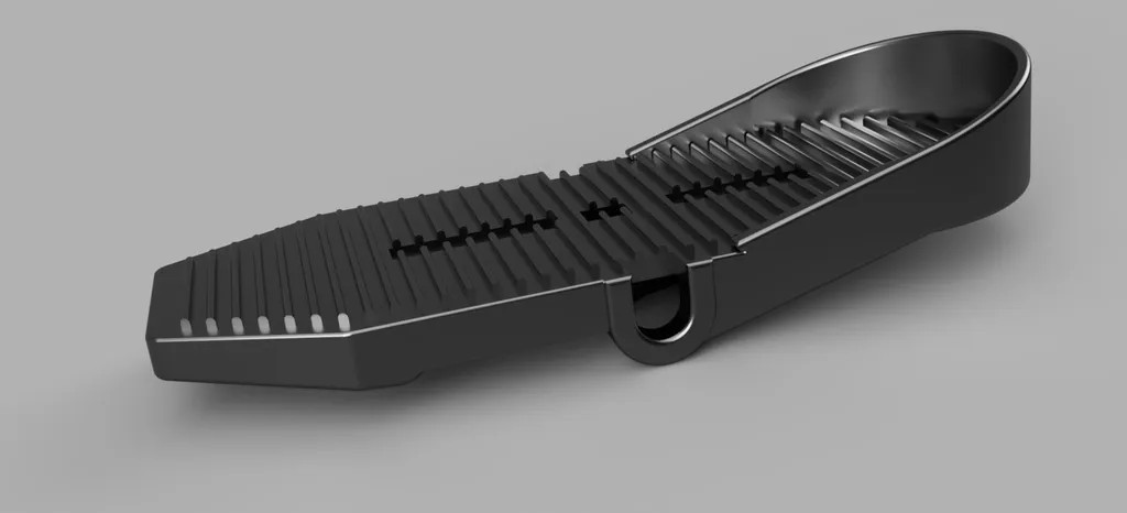 Foot pedal for KETTLER rowing machine by ndl | Download free STL model ...