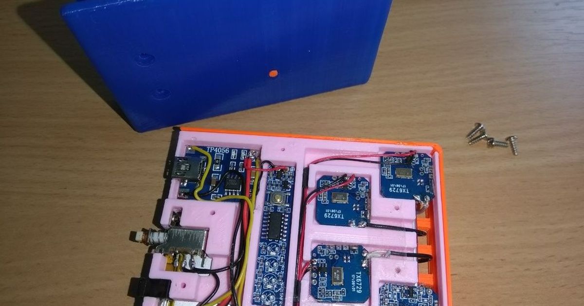 Enclosure for wifi jammer by Muse sriuboj | Download free STL model ...