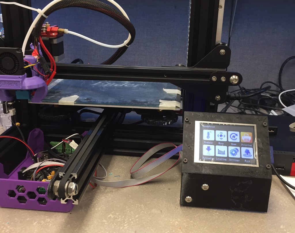 Mks tft32 Mount Ender 3 by natere703 | Download free STL model ...