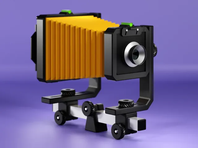 Vega 4x5 View Camera by Vegatype | Download free STL model | Printables.com