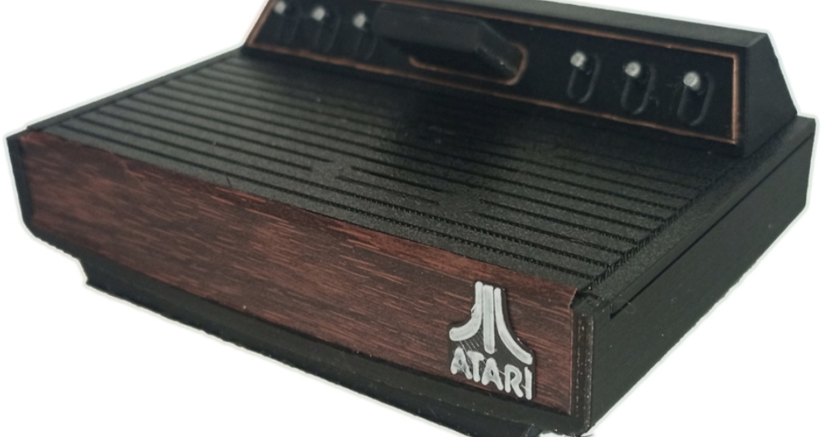 PiTari - The Atari 2600 / Atari VCS themed Case for Your Raspberry Pi 3 / 4 por Print N Play ...