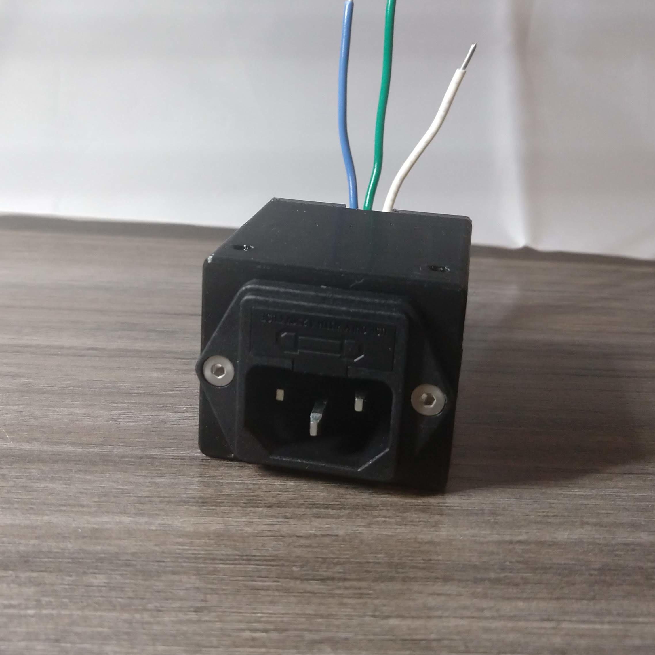 AC Power Inlet Case by wsreith | Download free STL model | Printables.com