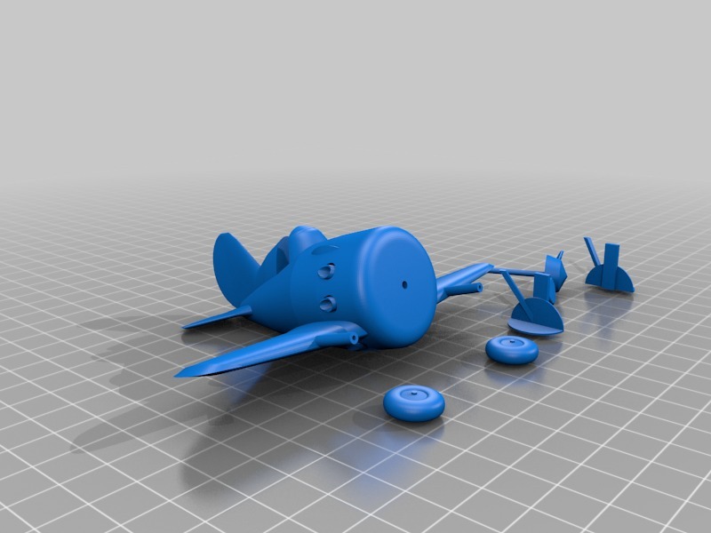 I-16 chibiPlane by Lex | Download free STL model | Printables.com