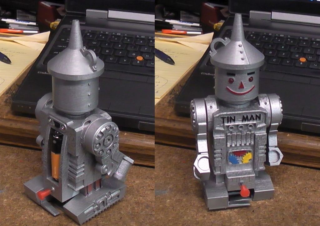 Scale walking "Remco" Tin Man robot by robothut | Download free STL ...