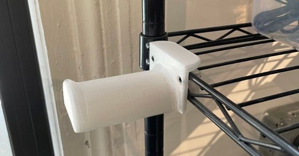 Filament hanger for wire style shelf by Agvaniya | Download free STL ...
