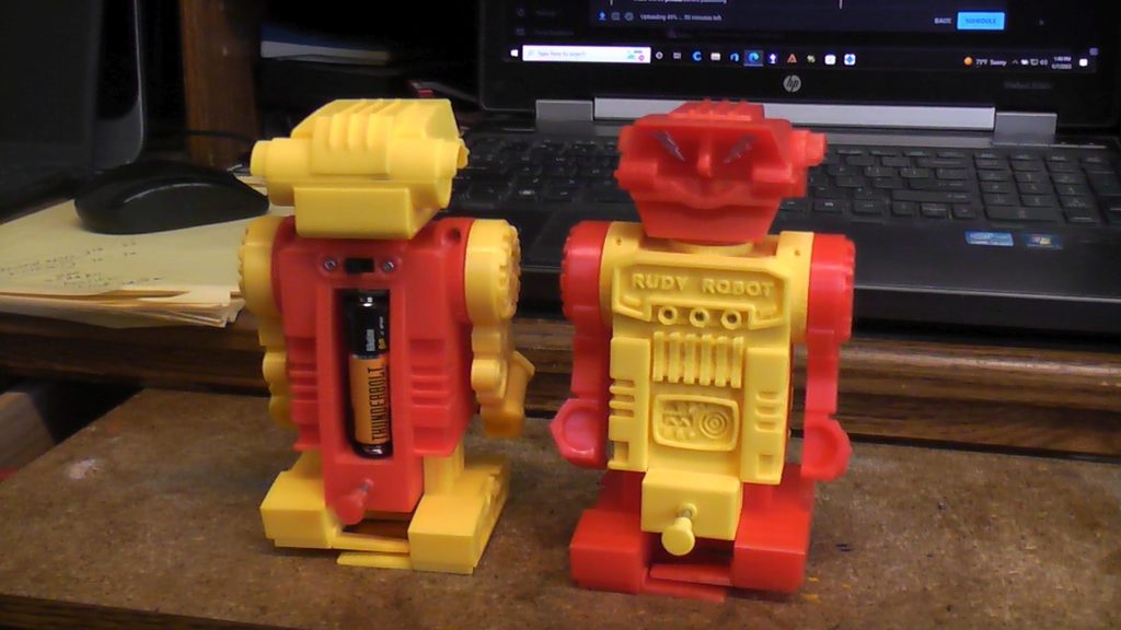 Rudy robot Mini V-2.5 walking robot by robothut | Download free STL ...