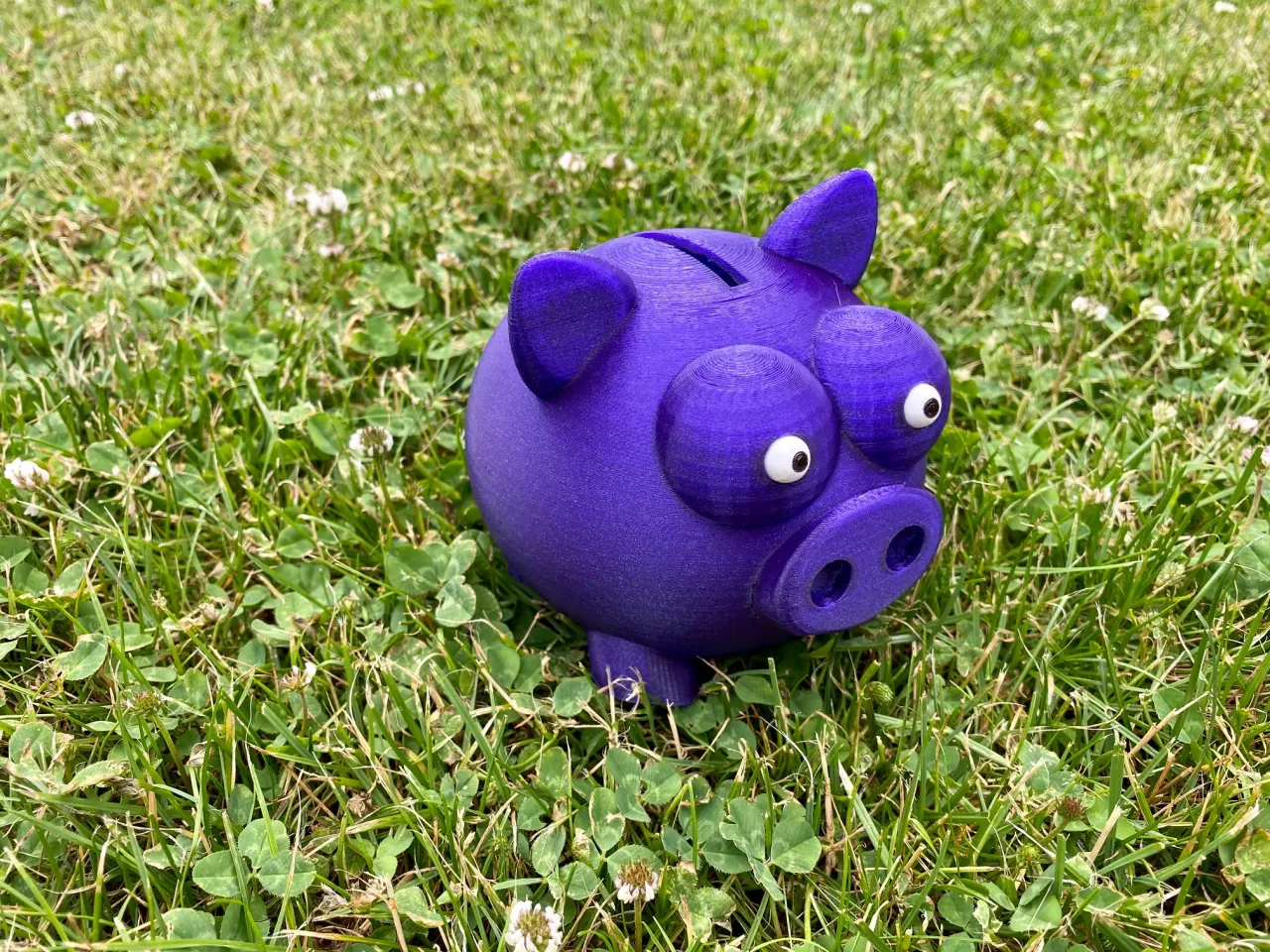 Purple Piggy Bank