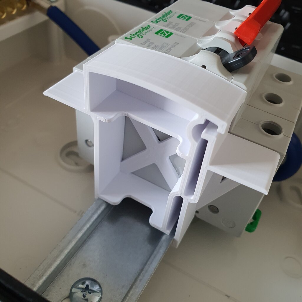 Consumer Unit Blanking Plate by David Pooley | Download free STL model ...