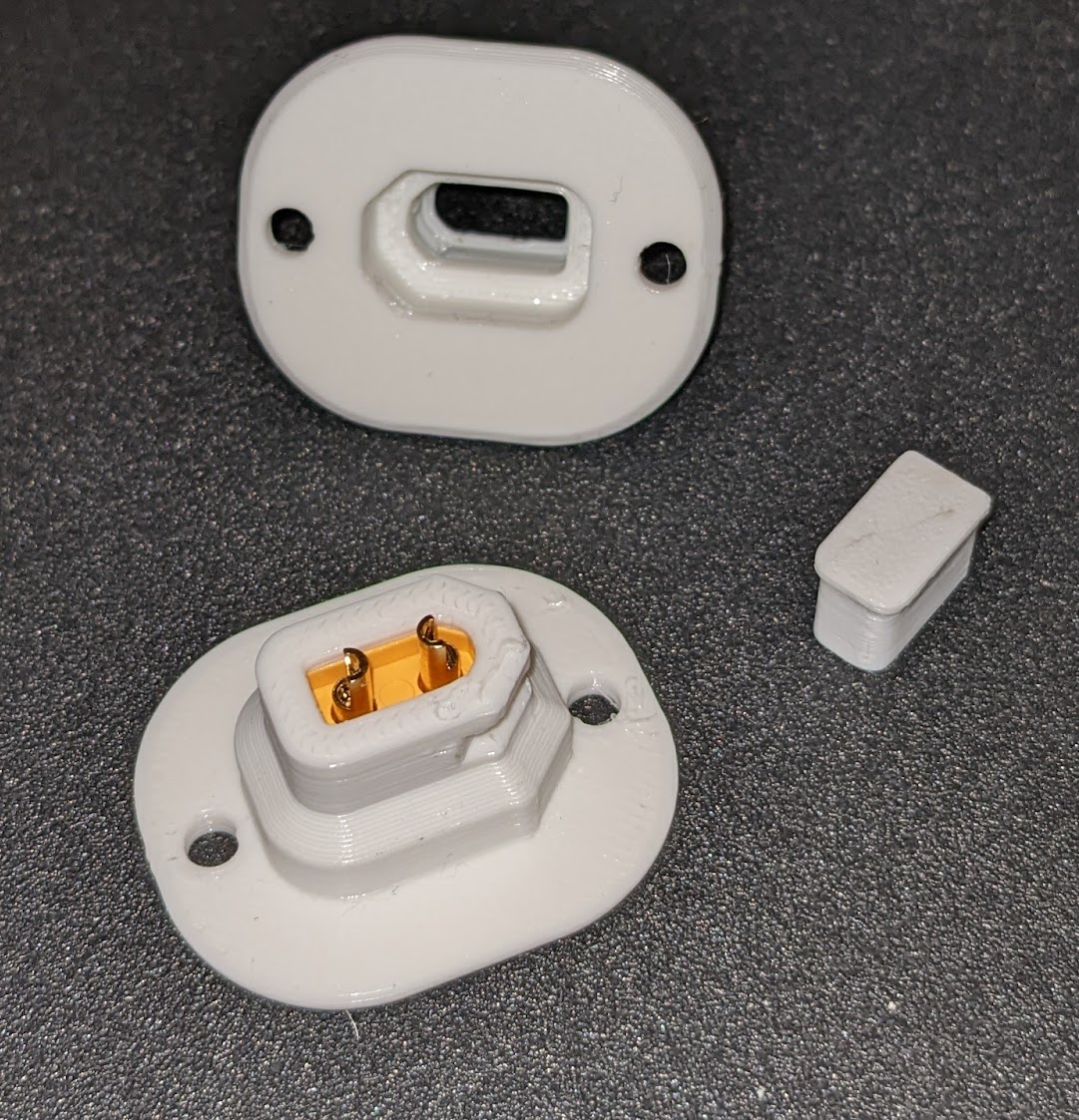 AMASS XT30U-F Panel Mount by M | Download free STL model | Printables.com