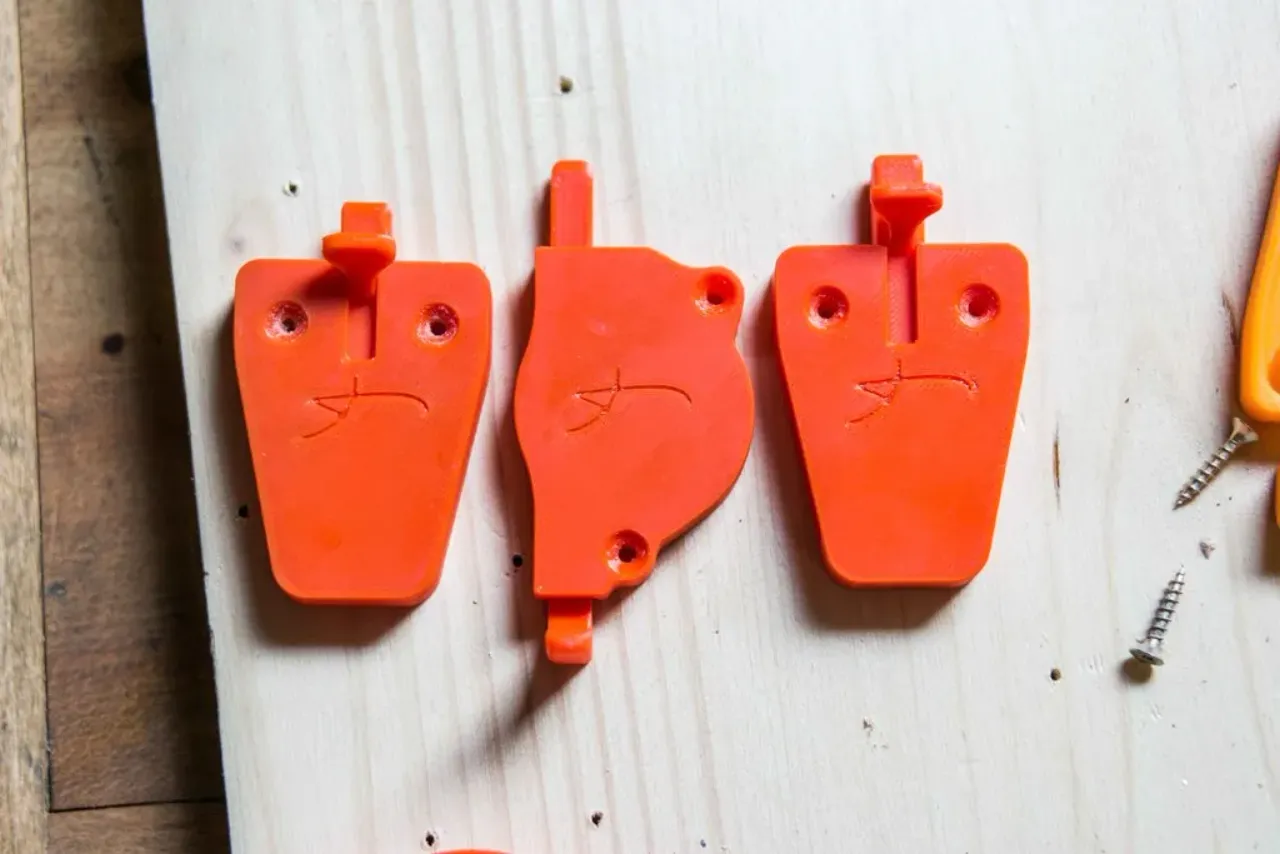 Spring latch sliding door bolt lock: rubber band, metal spring, 3D ...