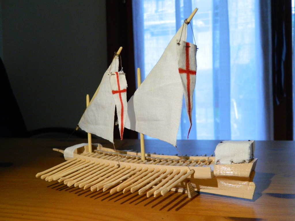 Genoese Galley (XVI sec.) by Stefano Toso | Download free STL model ...