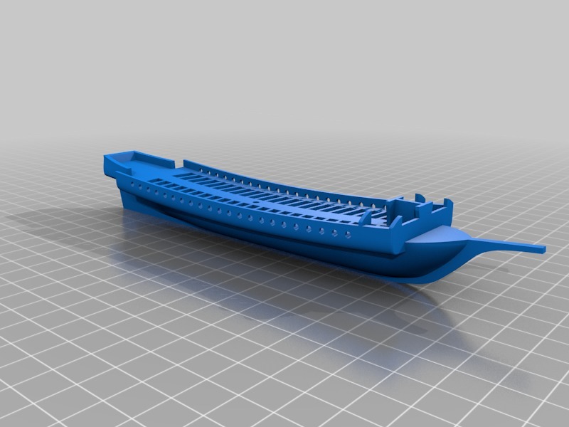 Genoese Galley (XVI sec.) by Stefano Toso | Download free STL model ...