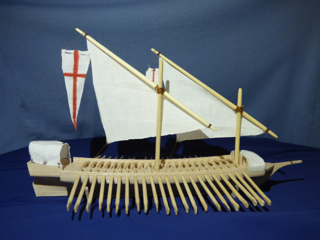 Genoese Galley (XVI sec.) by Stefano Toso | Download free STL model ...