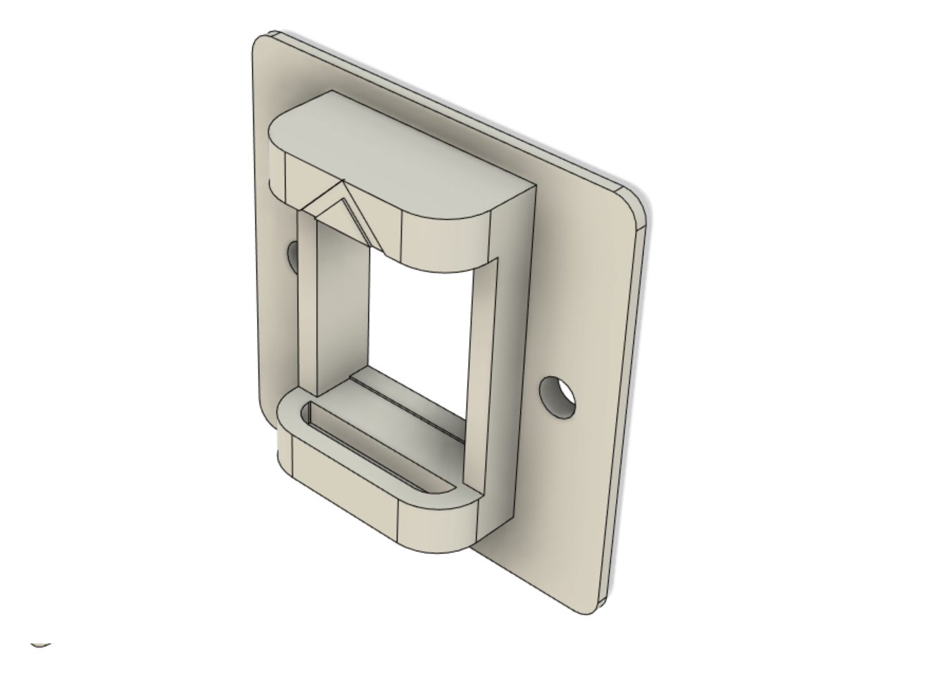 Keystone Panel Mount by M | Download free STL model | Printables.com