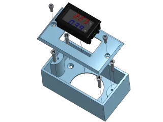 Voltmeter & Ammeter Case by noahbjohnson | Download free STL model ...
