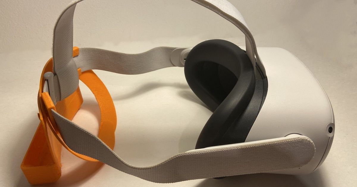 External Battery Head Brace Mod for Oculus Quest 2 by Seb_the_printer ...