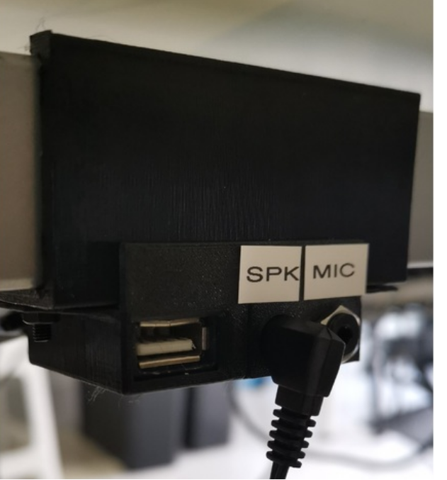 Under desk USB, audio and Mic mounts by John | Download free STL model ...