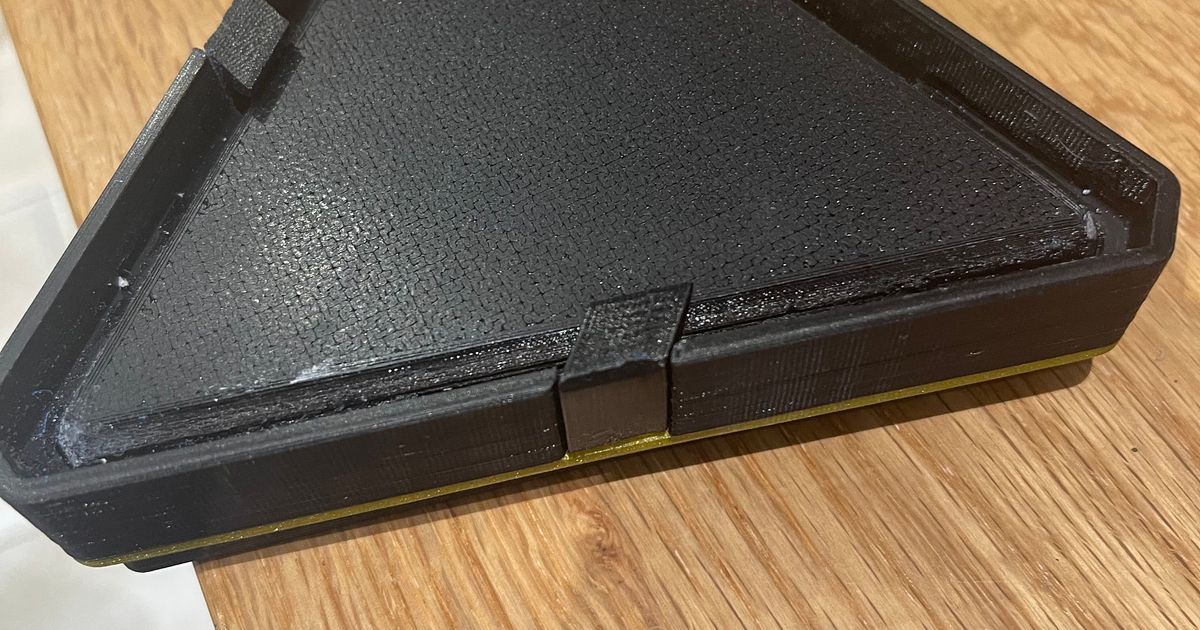 Twist Lock Triangle Box with Mechanism Cover by Beelsebob | Download ...