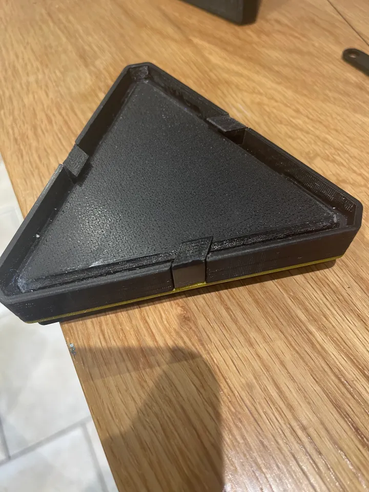 Twist Lock Triangle Box with Mechanism Cover by Beelsebob | Download ...