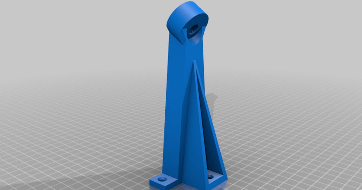 Rigid filament guide with screw holes by mac190 | Download free STL ...