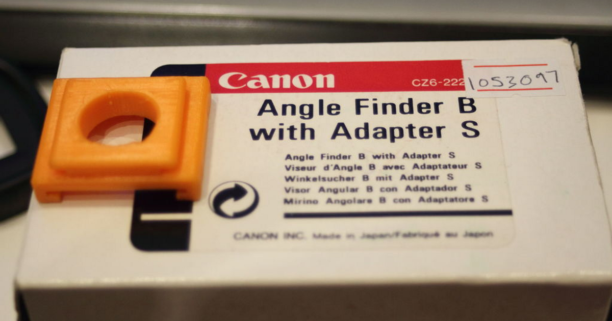Adapter Angle Finder B Canon par Anubis X | Téléchargez gratuitement un ...