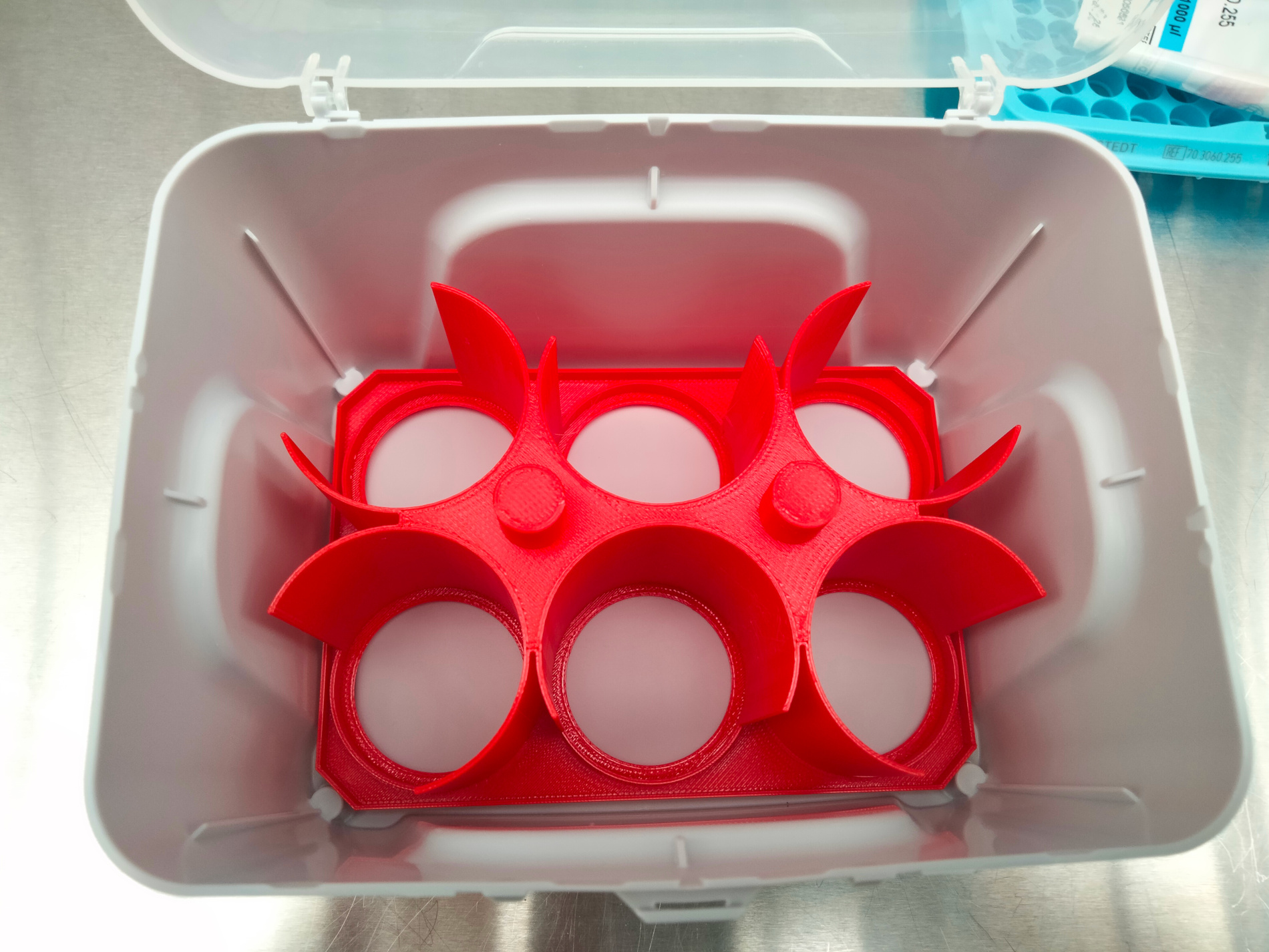 35mm Petri/Ibidi dish rack/inlay by wavexx | Download free STL model ...