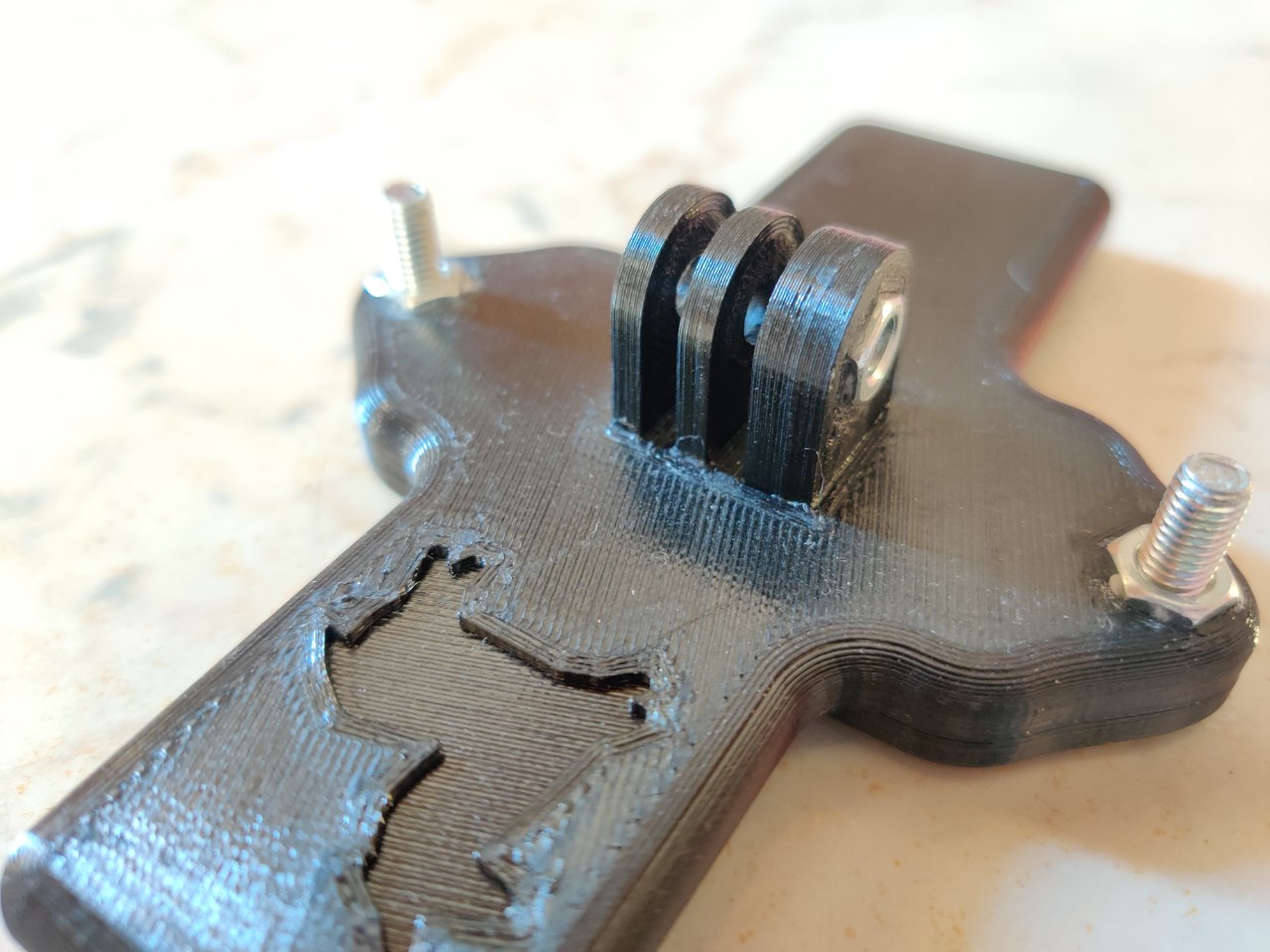 indestructible gopro backpack mount by ddl.vnt | Download free STL ...