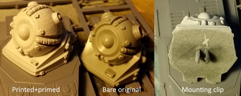 Rift Tech Grav turret REMIX/rescale+mounting clip for 1:56/28mm by ...